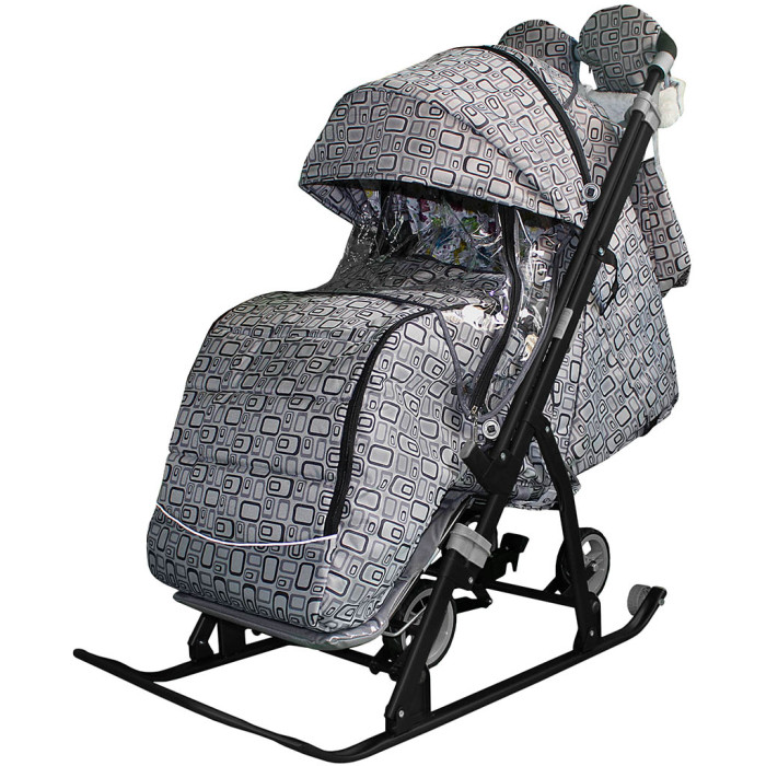 Санки-коляска Galaxy Snow Kids-3-1 Чемодан на больших колесах (сумка ...