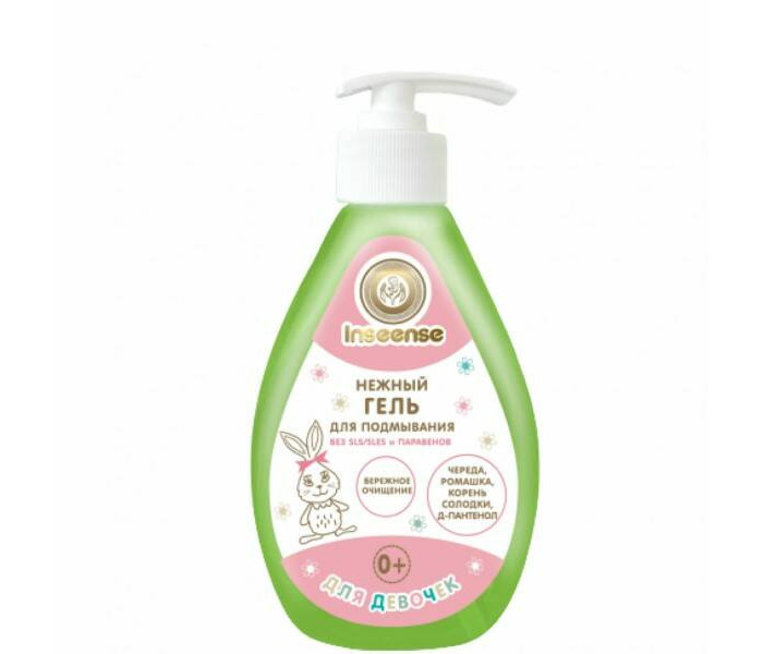 Нежный гель для подмывания девочек 280 мл Inseense — купить в Москве в ...