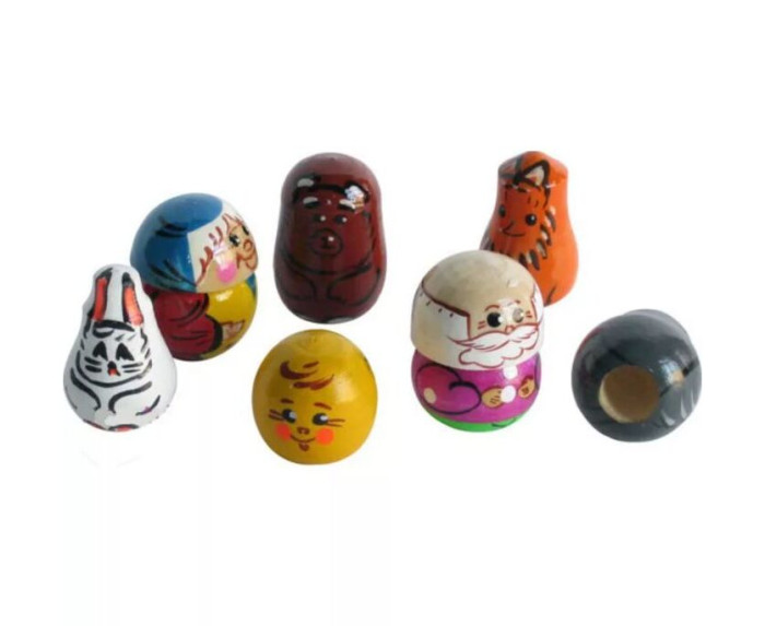 Деревянная игрушка Русская народная игрушка (РНИ) Пальчиковый театр ...