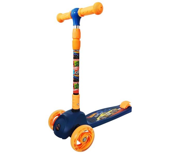 Трехколесный самокат Next складной Hot Wheels S00557-HWS - Акушерство.Ru