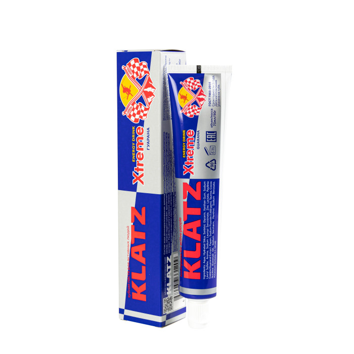 Зубная паста для активных людей X-treme Energy drink Гуарана 75 мл ...