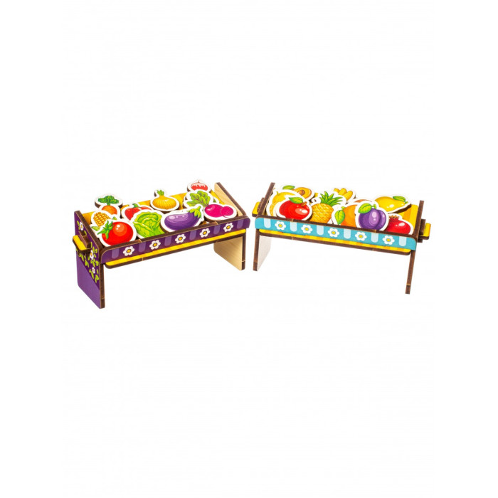 Woodlandtoys Игровой набор Супермаркет Овощи и фрукты - Акушерство.Ru